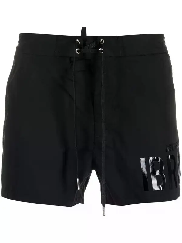 Dsquared2 Logo Print Swim Shorts