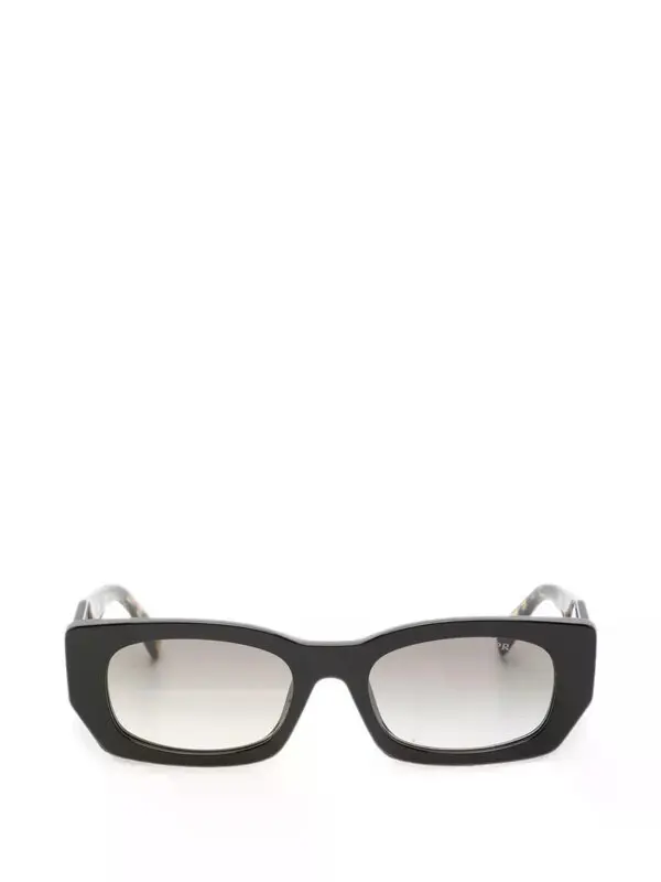 Prada Geometric Frame Sunglasses - Black