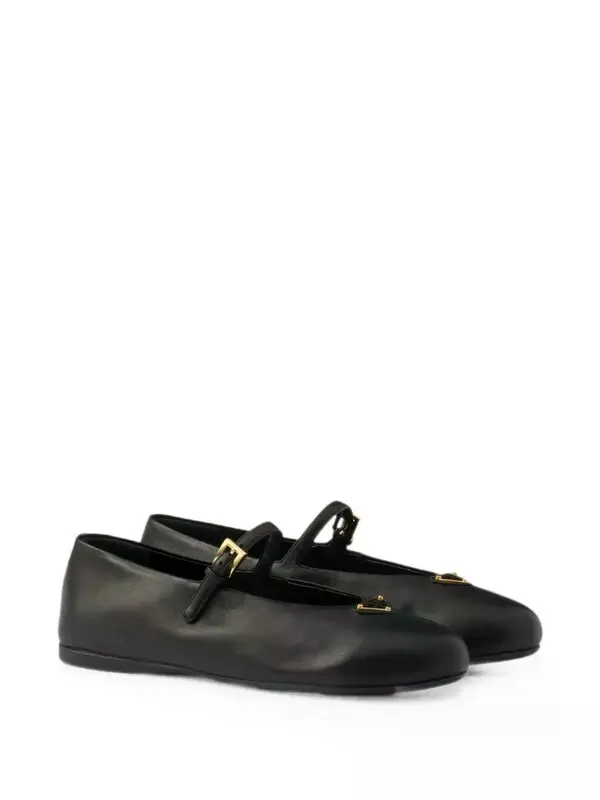 Prada Buckle-strap Ballet Flats
