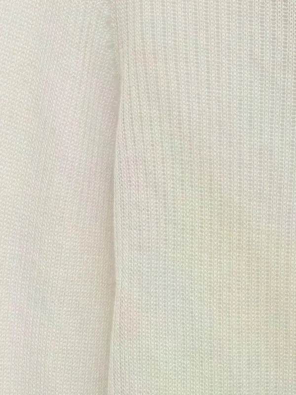 Rick Owens Ribbed Knit Hoodie - Neutrals