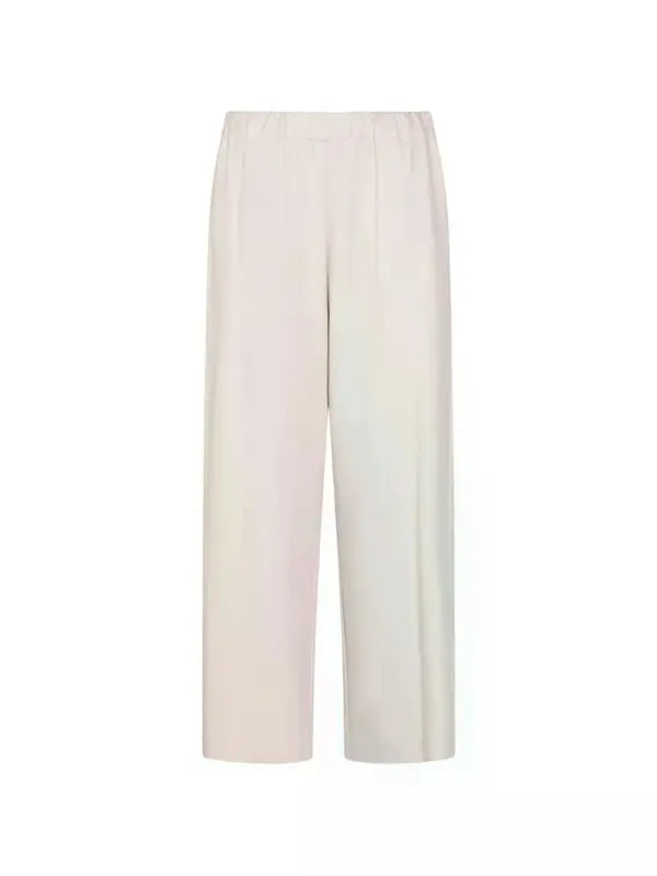 Fabiana Filippi Elasticated Waist Trousers With Bead Embellishment