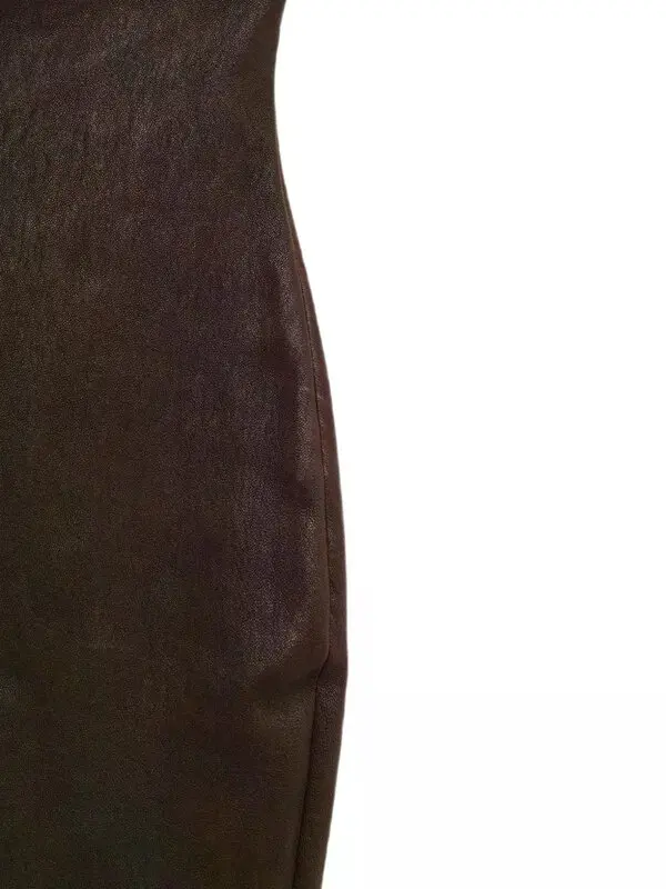 Rick Owens Zip-fastening Leather Maxi Skirt