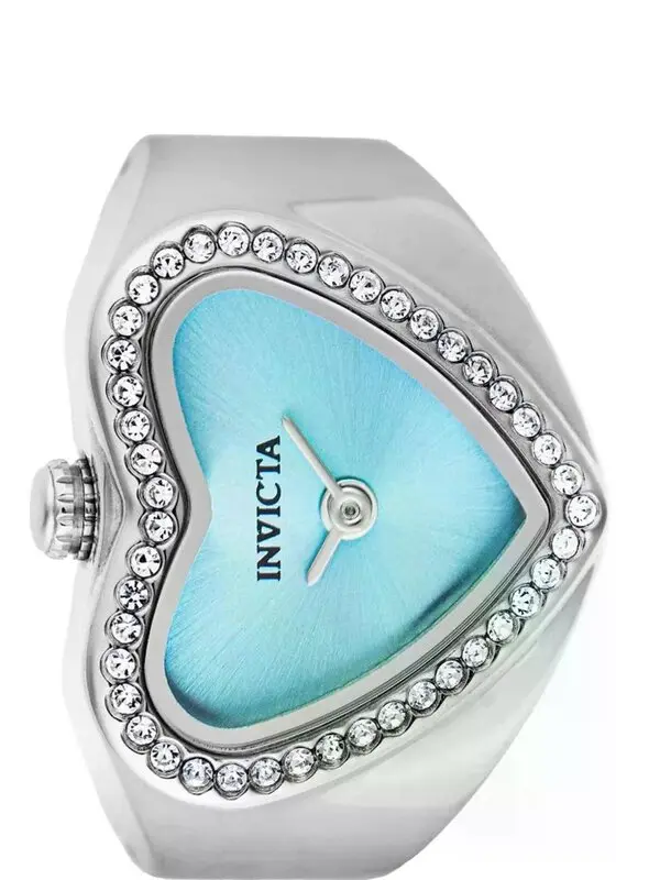 INVICTA Heart-shaped Ring Watch With Dial - Blue