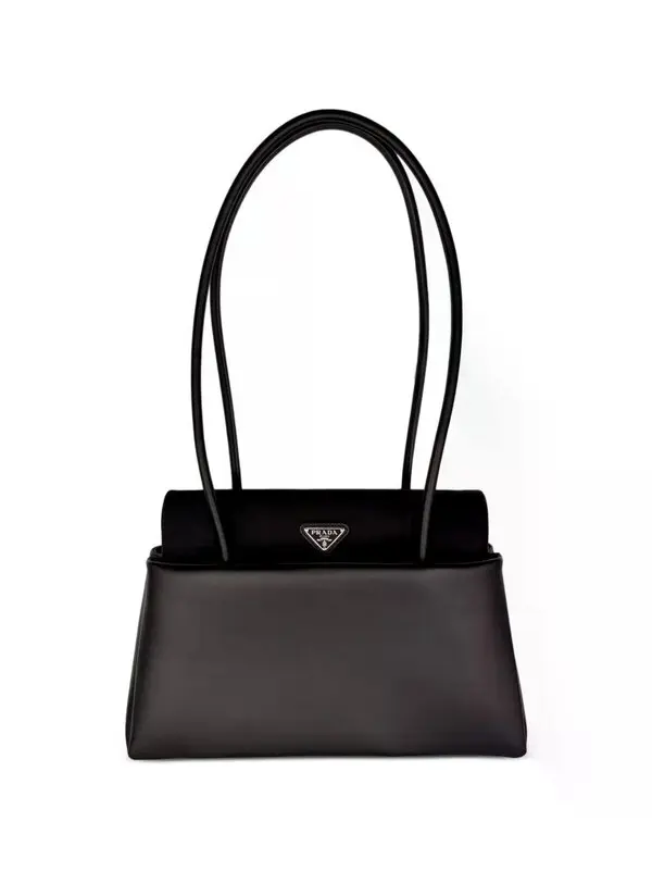 Prada Logo-plaque Shoulder Bag