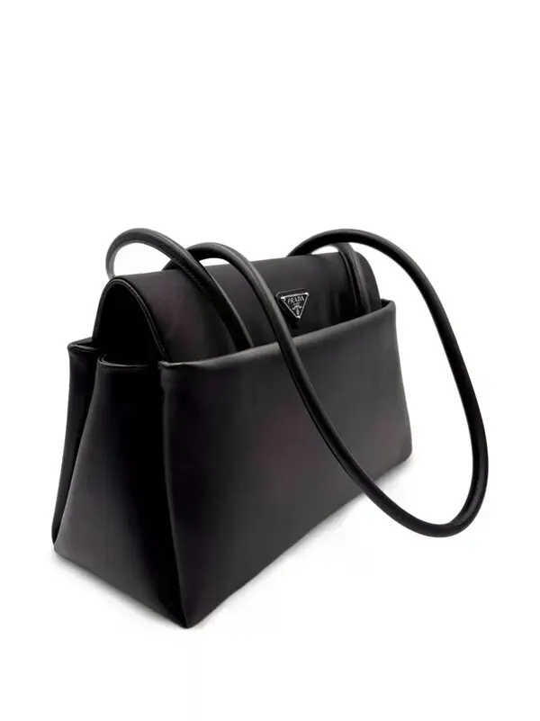 Prada Logo-plaque Shoulder Bag