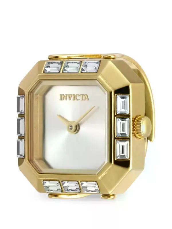 INVICTA Crystal-embellished Octagonal Watch - Silver