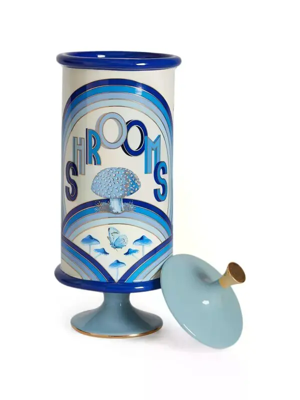 Jonathan Adler Mushroom-print Canister