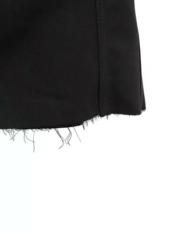 Rick Owens Strapless Top With Raw Hem