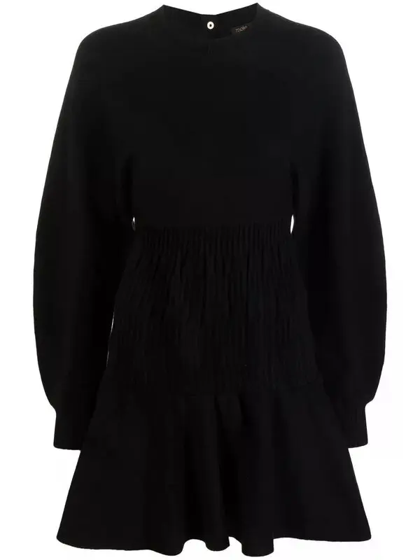 Maje Long-sleeve Knitted Dress