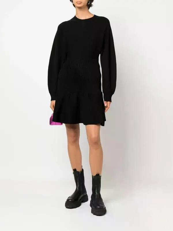 Maje Long-sleeve Knitted Dress