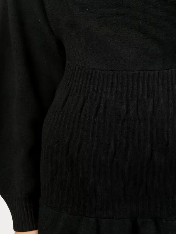 Maje Long-sleeve Knitted Dress