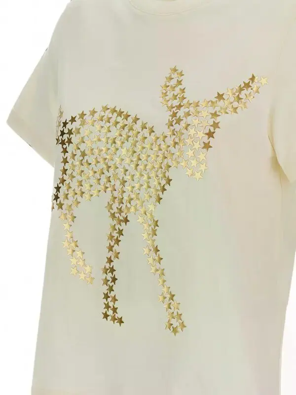 JW Anderson Star Print T-shirt - Neutrals