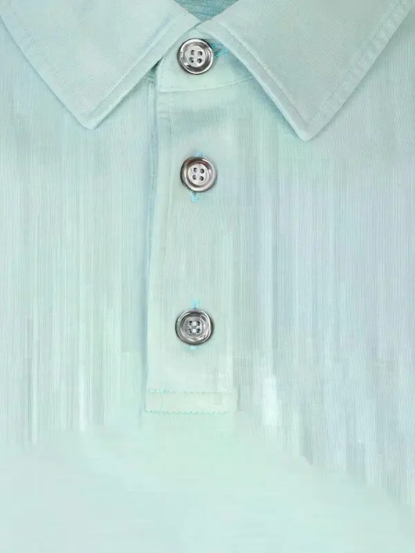 Kiton Short-sleeve Polo Shirt - Blue