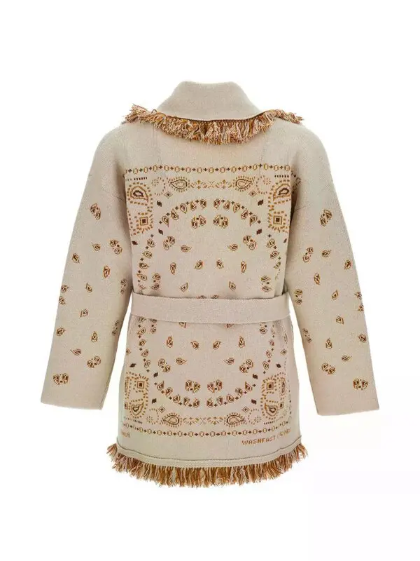 Alanui Bandana Print Cardigan