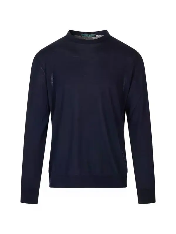 Kiton Crew Neck Long Sleeve Sweater