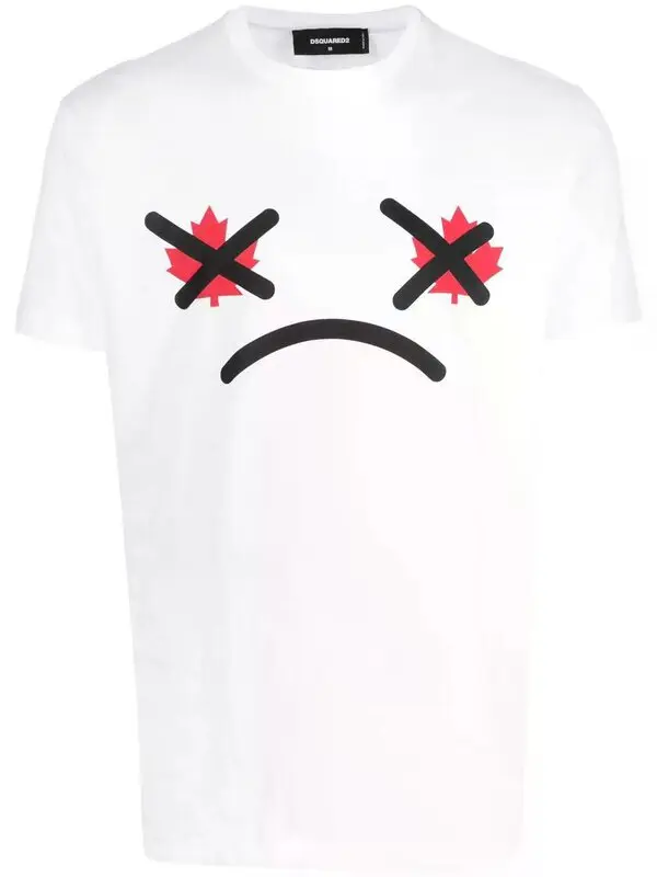 Dsquared2 Graphic-print Short-sleeve T-shirt - White