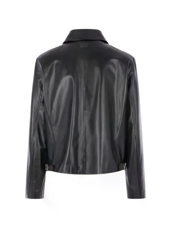 Loewe Lambskin Leather Zip-up Jacket