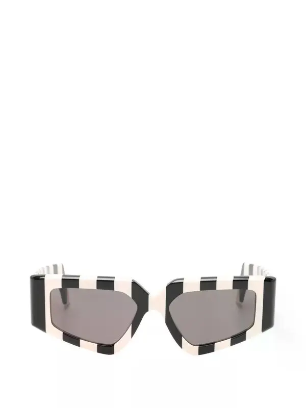 Valentino Garavani Geometric Frame Sunglasses - Black