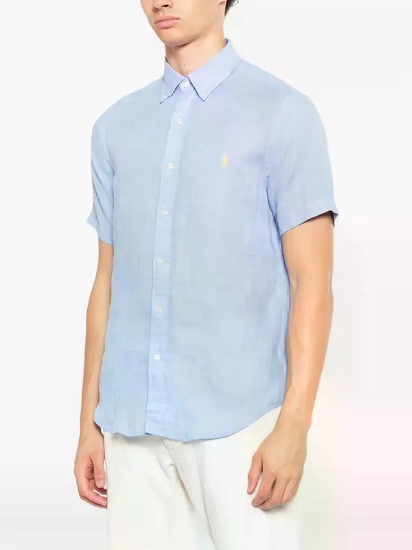 Polo Ralph Lauren Logo-embroidered Shirt - Blue