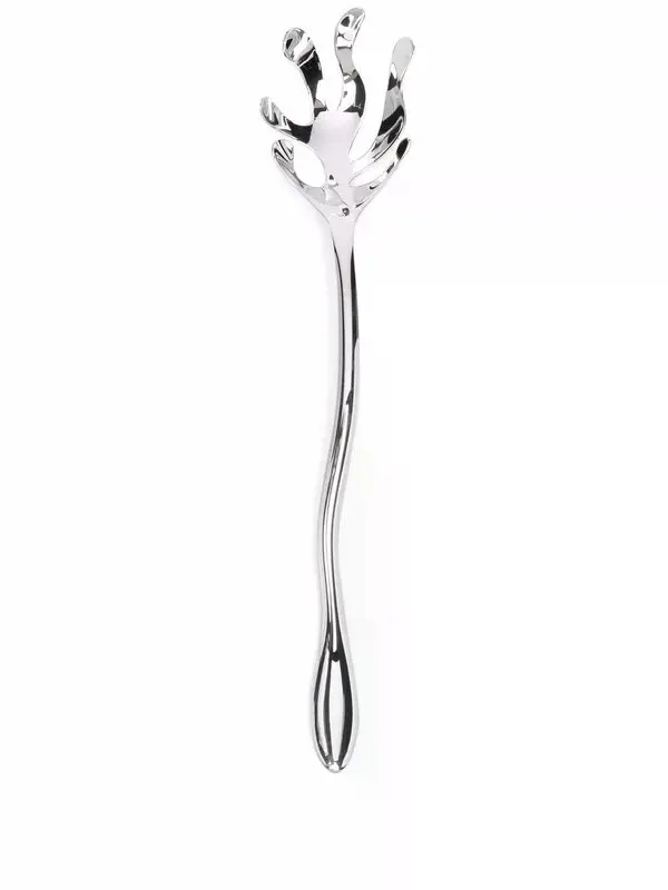 ALESSI Mediterraneo Spaghetti Serving Spoon - Silver