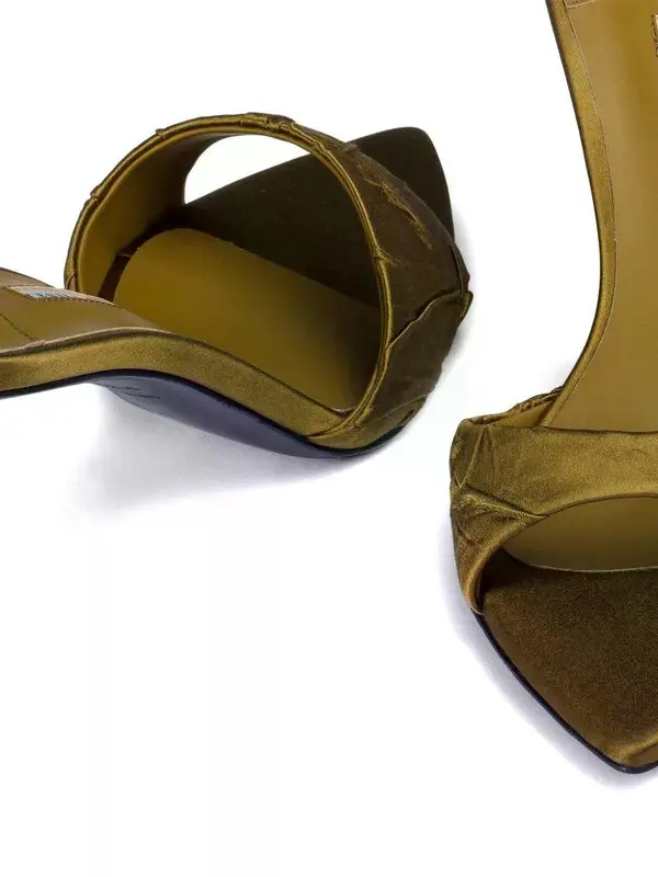 LE SILLA Bella Ruched Strap Sandals