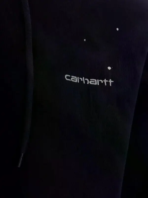 Carhartt Work In Progress Paint-splatter Embroidered Hoodie