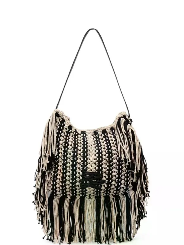 Karl Lagerfeld K/autograph Fringed Shoulder Bag
