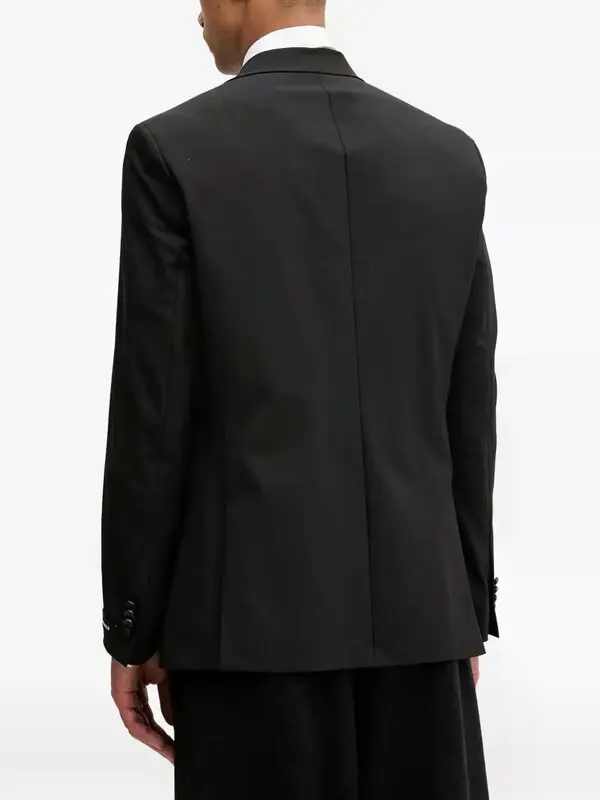Karl Lagerfeld Logo-plaque Single-breasted Blazer