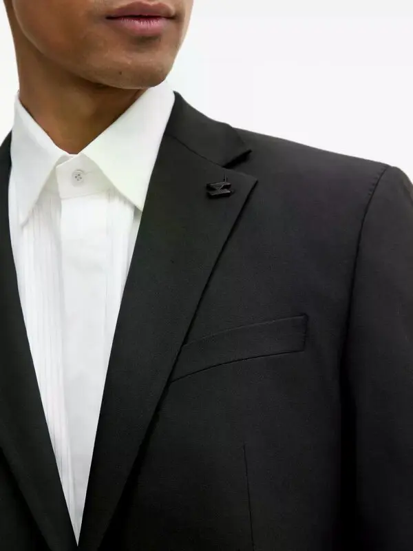 Karl Lagerfeld Logo-plaque Single-breasted Blazer