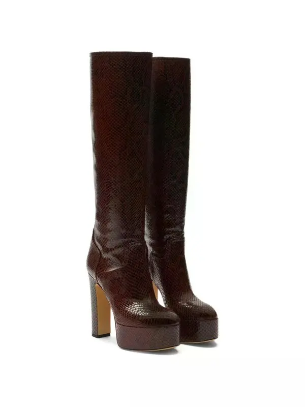 Casadei Patty Python-effect Boots