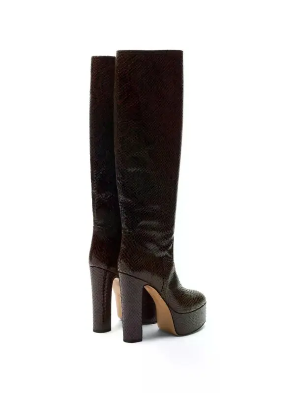 Casadei Patty Python-effect Boots