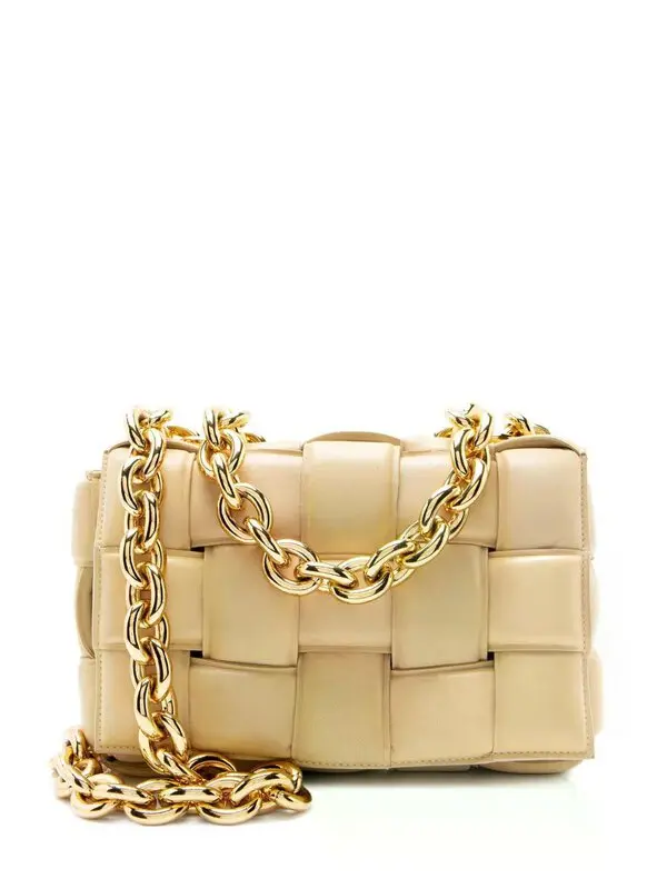 Bottega Veneta Cassette Chain Shoulder Bag - Neutrals