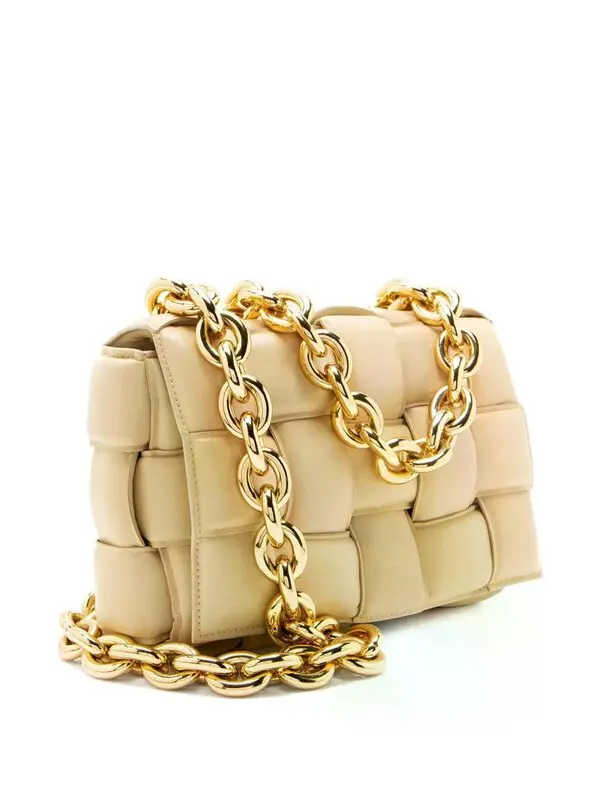 Bottega Veneta Cassette Chain Shoulder Bag - Neutrals