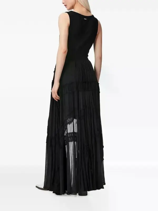 ALLSAINTS Dorina Ruffled Asymmetric Skirt - Black