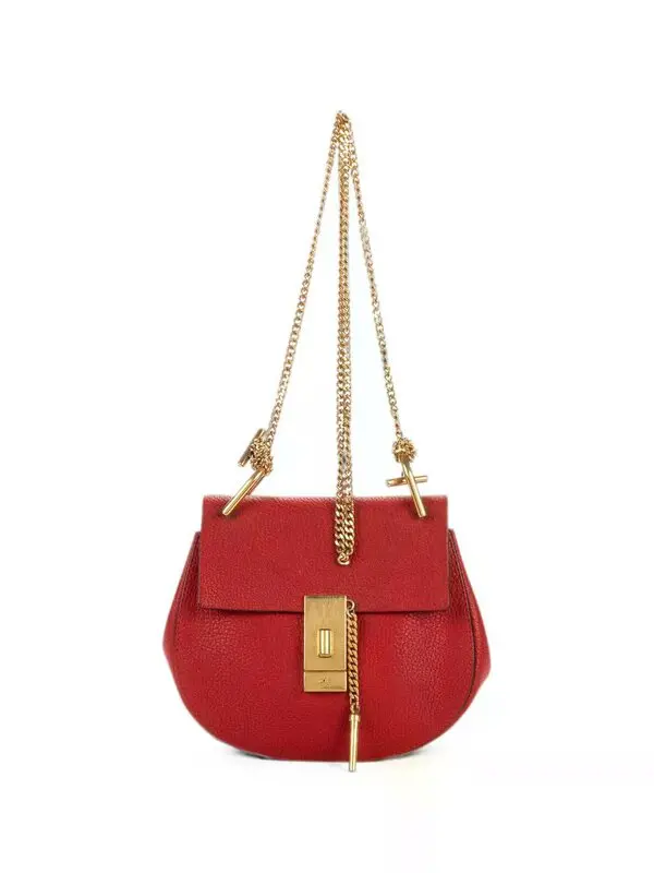 Chloé Mini Drew Bag - Red