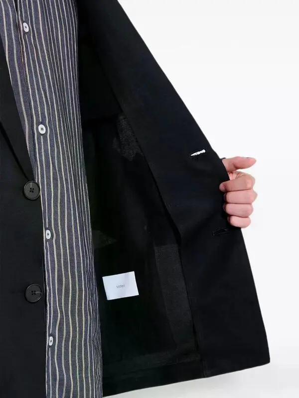 SSSTEIN Single-breasted Twill Jacket