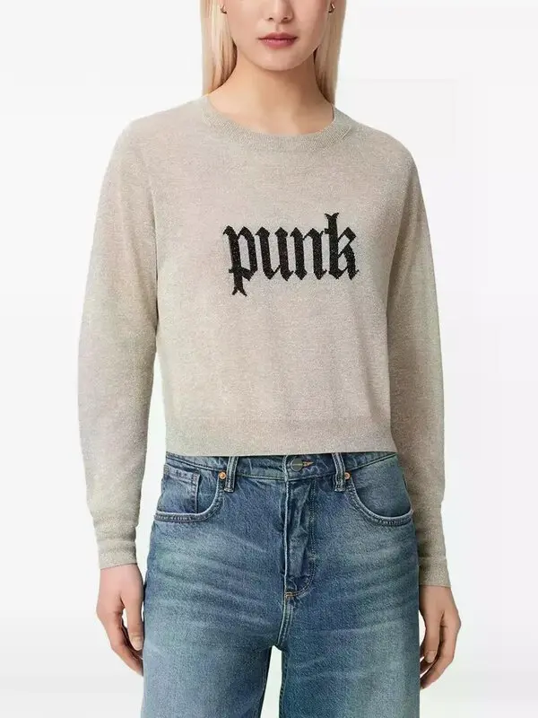 ALLSAINTS Deetz Knitted Motif Sweater