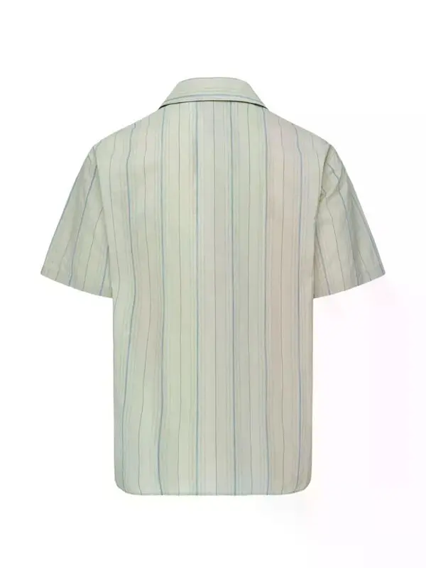 MAISON MARGIELA Striped-print Short-sleeve Shirt
