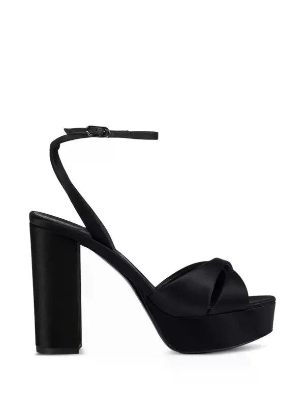LE SILLA Odette Platform Sandals - Black