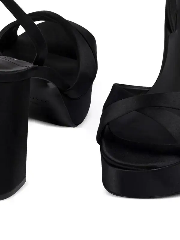 LE SILLA Odette Platform Sandals - Black