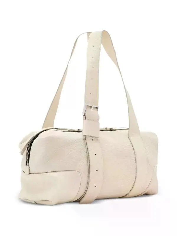 ALLSAINTS Buckle-detail Leather Shoulder Bag - Neutrals