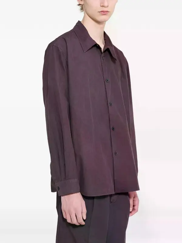 Auralee Garment-dyed Cotton Shirt