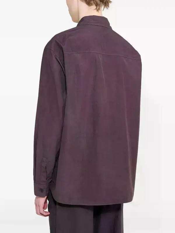 Auralee Garment-dyed Cotton Shirt