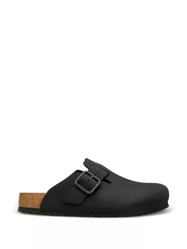 BIRKENSTOCK Boston Buckle-fastening Mules - Black