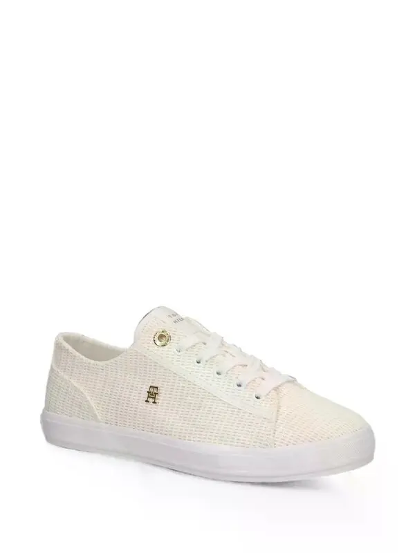 Tommy Hilfiger Logo Plaque Mesh Sneakers