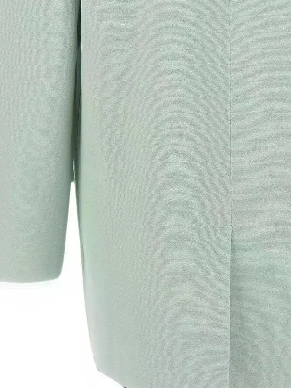KANGRA Single-breasted Milano-stitch Blazer - Blue