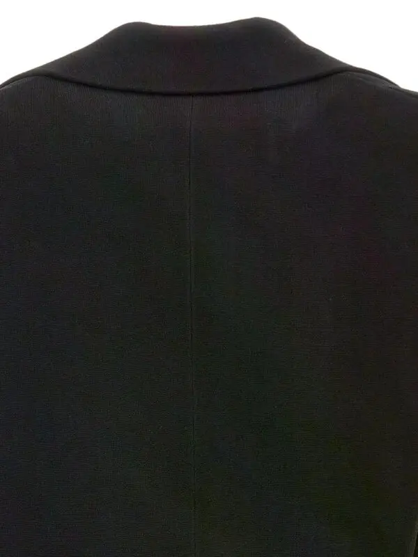 KANGRA Short-sleeve Knitted Blazer - Black