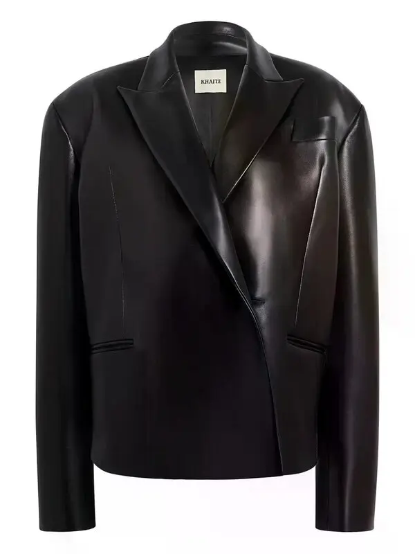 Khaite Lapel Fur Jacket