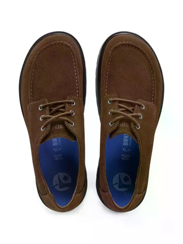 BIRKENSTOCK Highwood Suede Lace-up Lug Sole Shoes