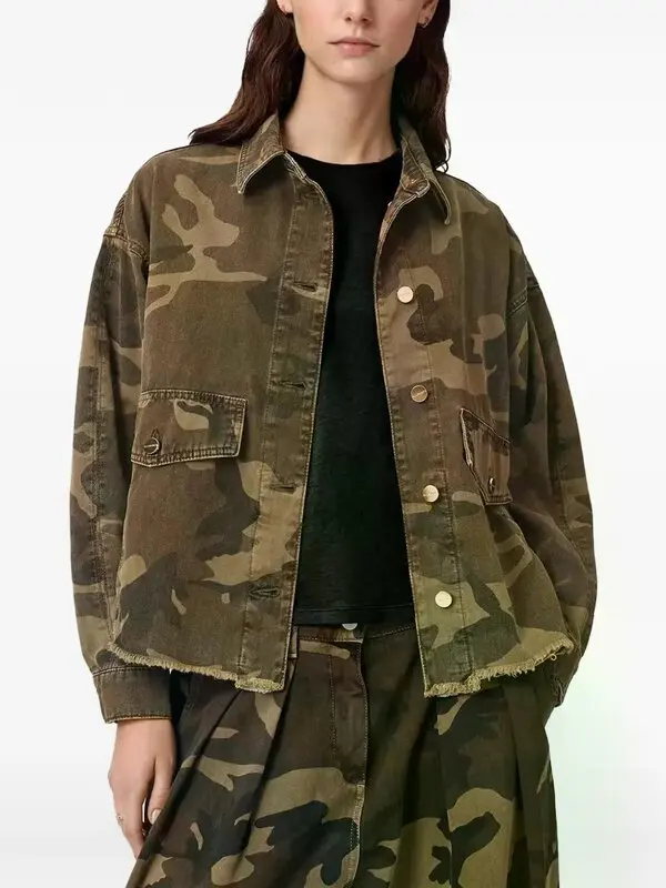 ALLSAINTS Hettie Camouflage Print Jacket